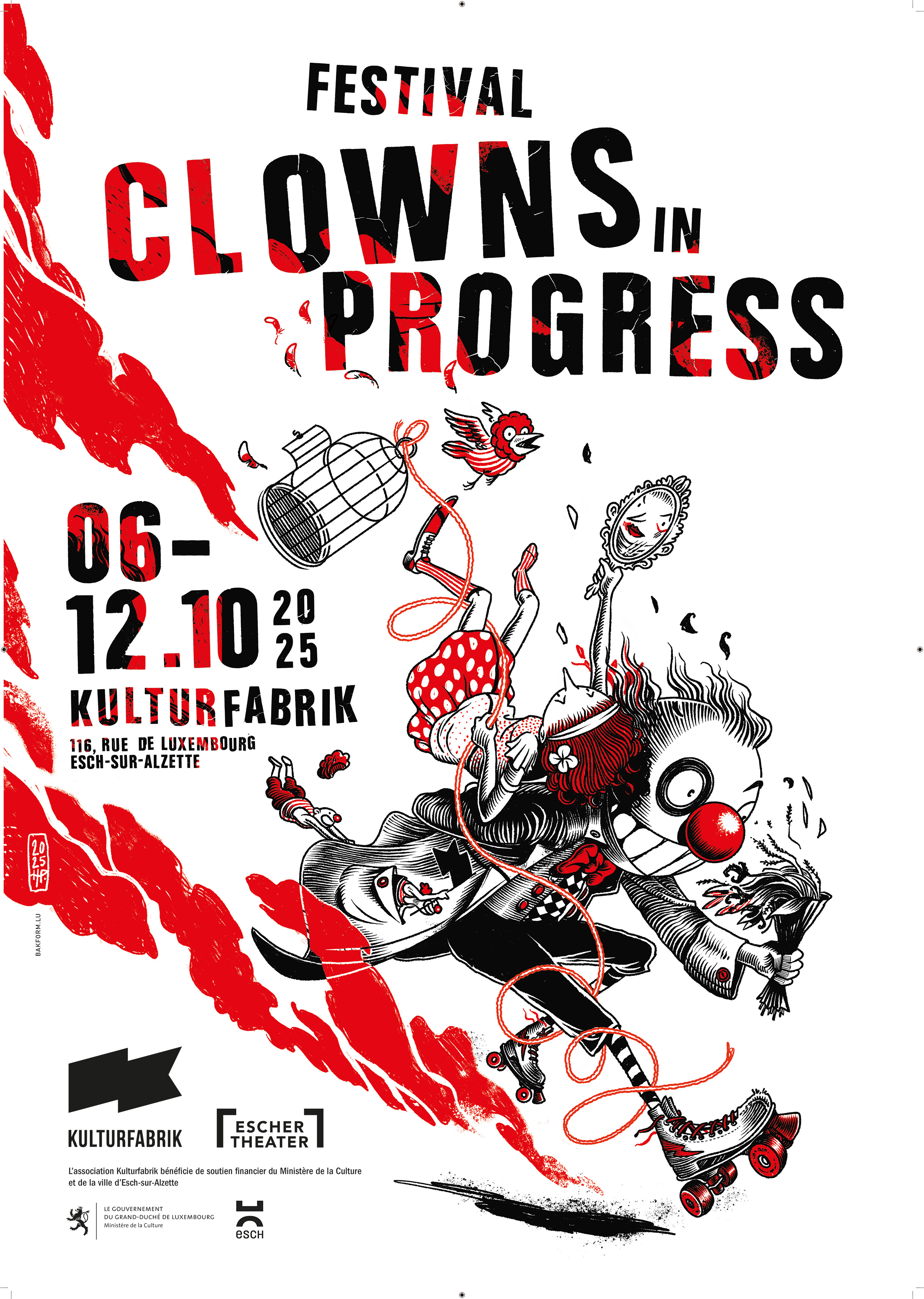 Clowns in Progress zeigt die Clowns in all ihren Facetten